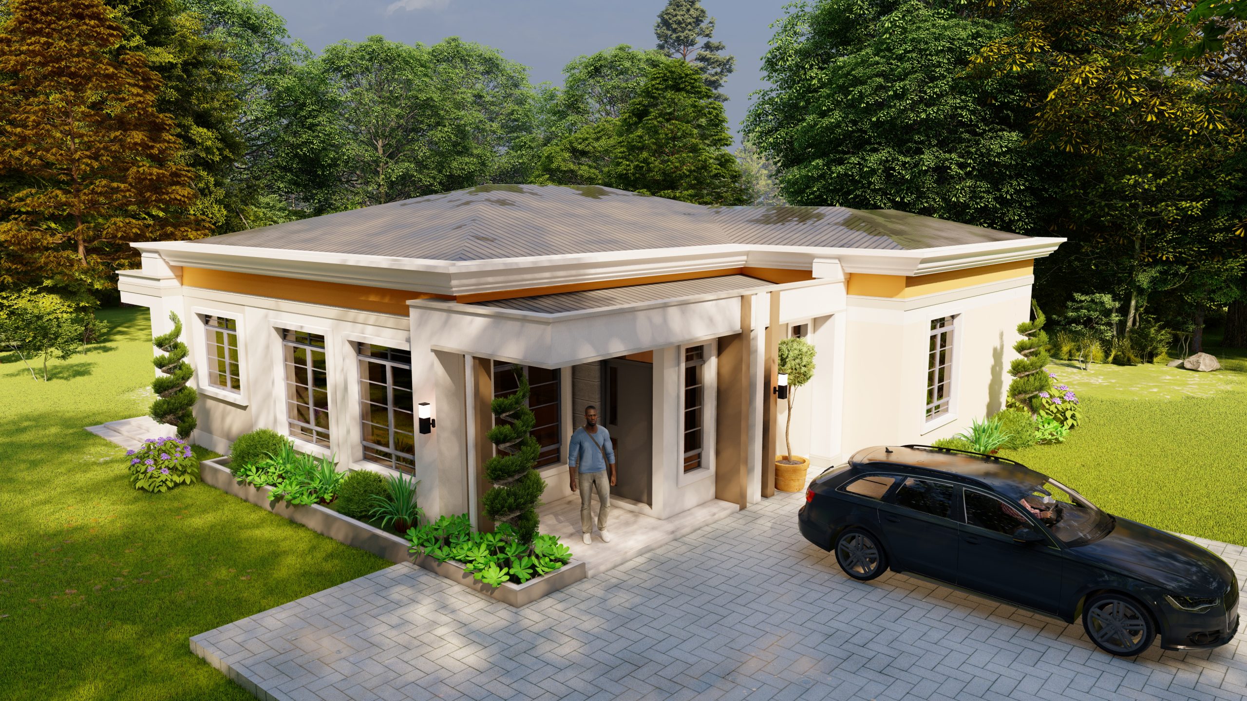 4 Bedroom Bungalow House Plan Muthurwa