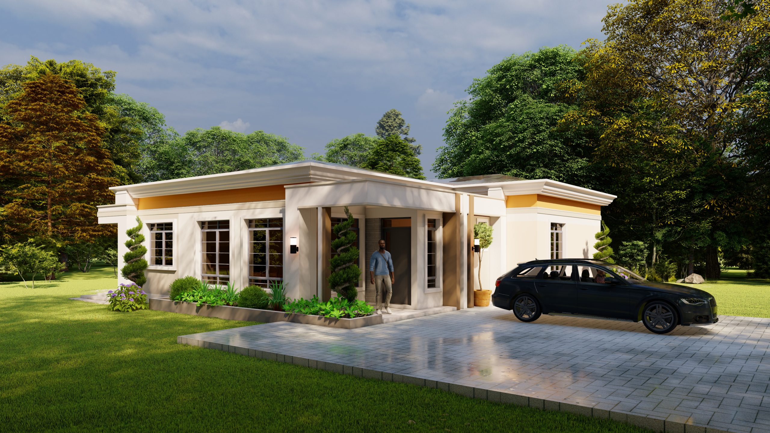 4 Bedroom Bungalow House Plan Muthurwa
