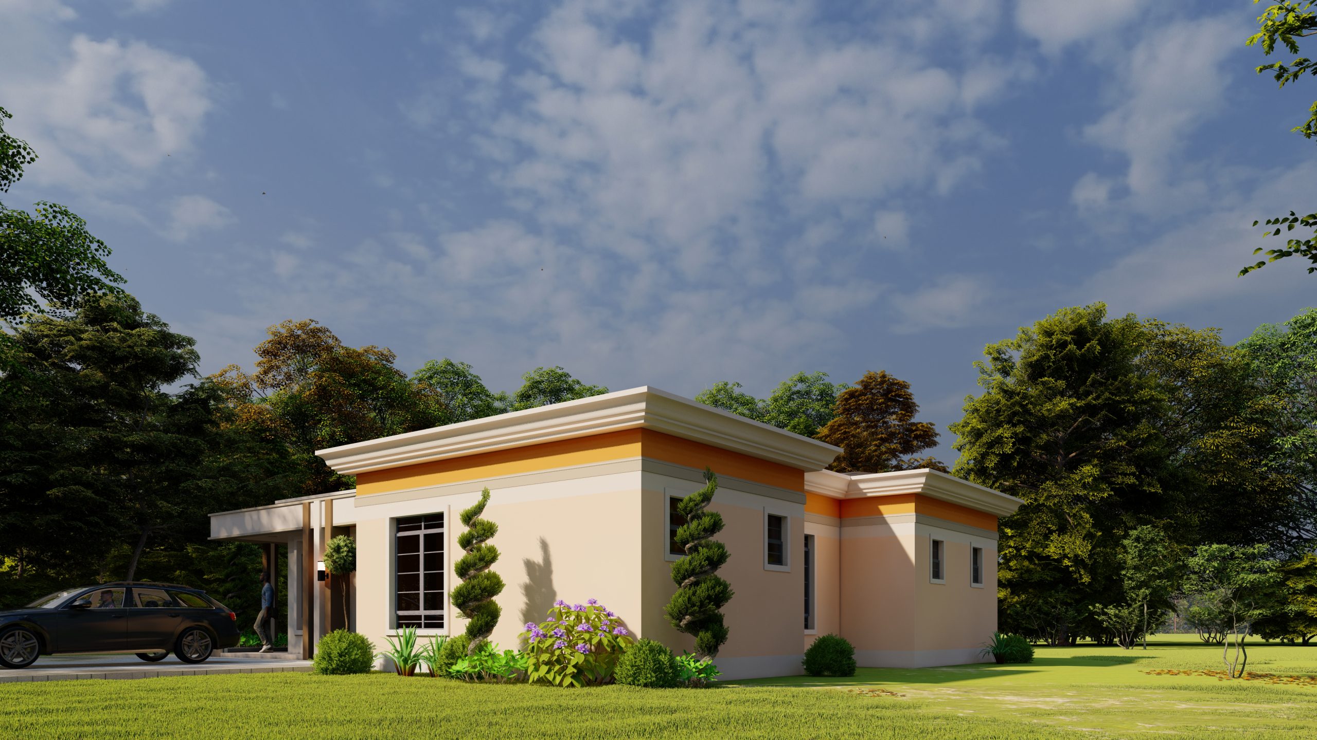 4 Bedroom Bungalow House Plan Muthurwa