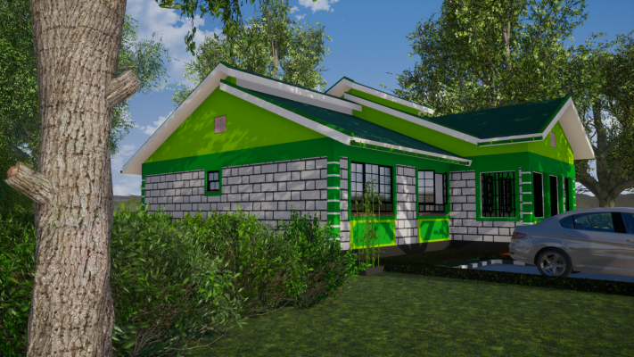 3 Bedroom Local House Plan - Muthurwa.com